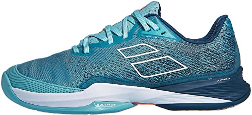 Babolat Men's Jet Mach 3 Tennis Shoes, Black/Gold (US Size 10.5)