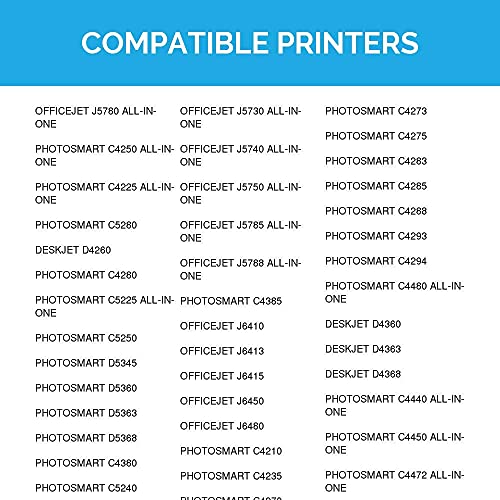 LD Products Remanufactured Ink Cartridge Replacements for HP 74 & 75 (2 Black, 2 Color, 4-Pack) for use in DeskJet: D4245 D4260 D4263 D4268 D4280 D4360 D4363 D4368 | OfficeJet: J5725 J5730 J5735 J5738