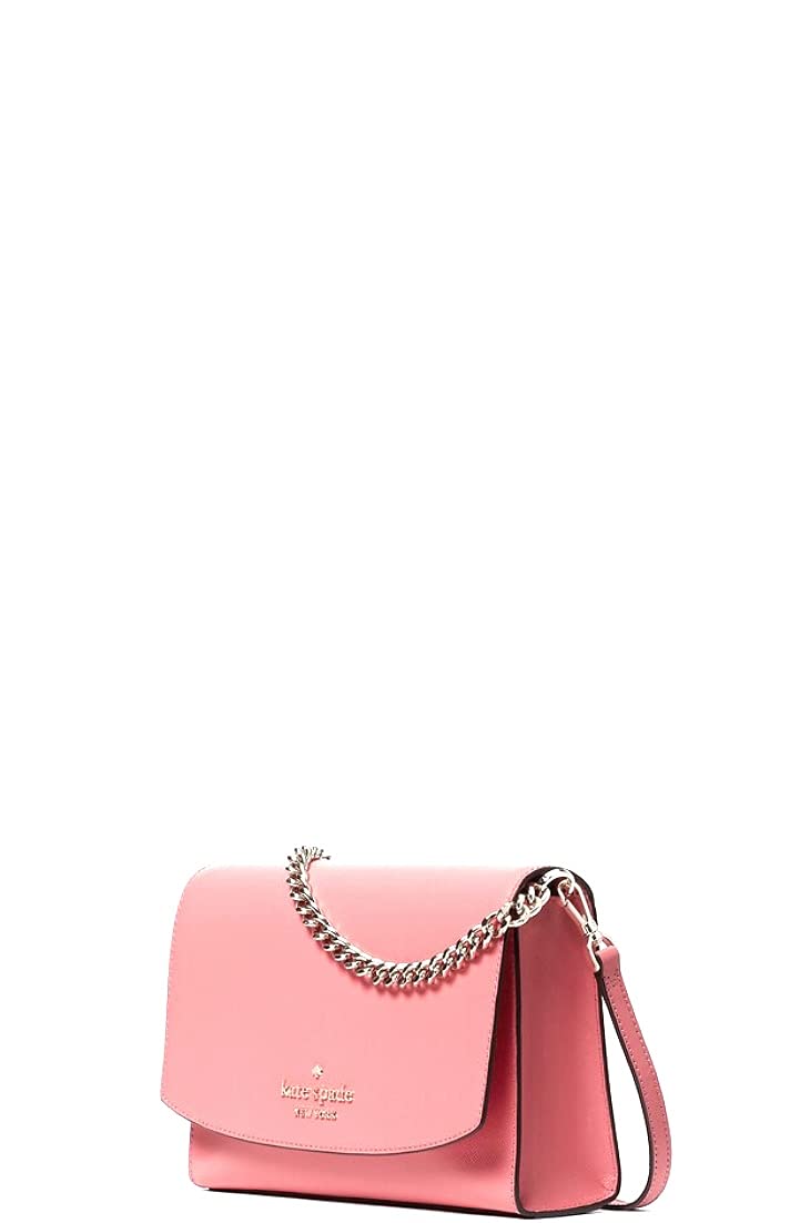 KATE SPADE CARSON CONVERTIBLE CROSSBODY SHOULDER LEATHER BAG IN GARDEN PINK