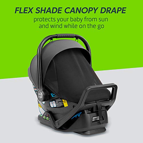 Baby Jogger City Mini GT2 Stroller, Jet with Baby Jogger City Go Air Infant Car Seat, Granite