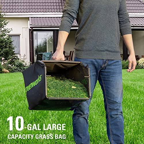 Greenworks 40V 16" TruBrushless⢠Cordless Lawn Mower (Push Button Start / Up To 45 Minutes Runtime), 4.0Ah Battery and Charger Included