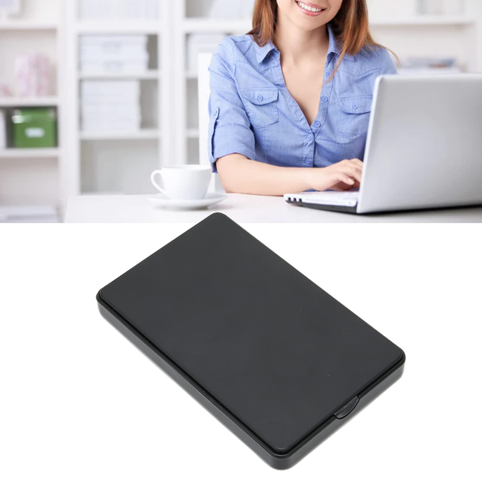 banapoy Portable External Hard Drive, USB 2.0 80GB High Speed External Hard Drive HDD, 2.5in Storage Hard Disk Data Transfer for PC Computer Laptop (80GB)