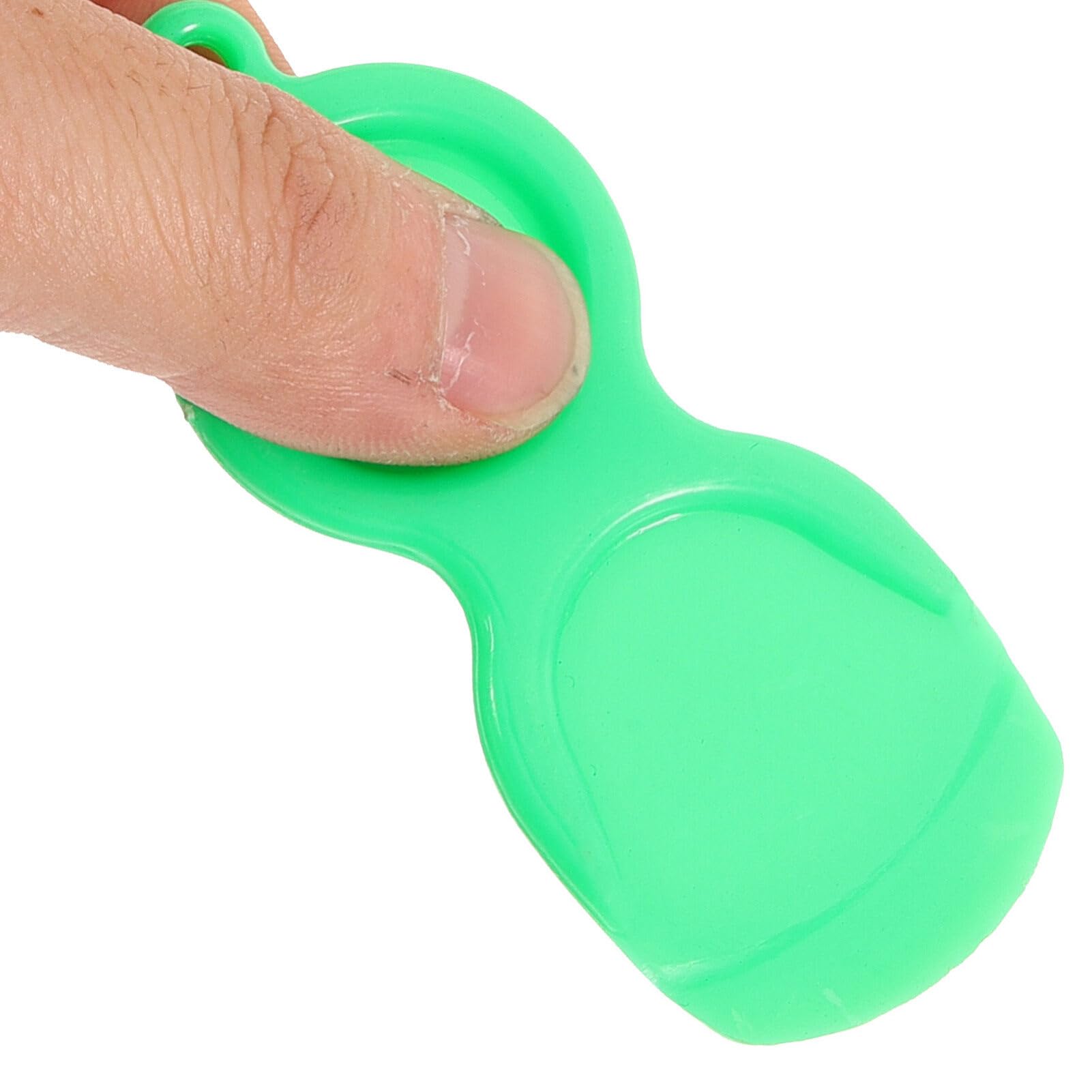 Luxshiny Ticket Scratcher Keychains, 5pcs Small Scraper Tools Scoop Shape Scratcher Keyring For Tickets Stickers Labels Films Sublimation