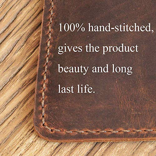 Genuine Leather 2021 Kindle Paperwhite 5 case / 2018 Kindle Paperwhite 4 case (Handmade & Can Not Auto Wake/Sleep) K01-4&5 - Brown