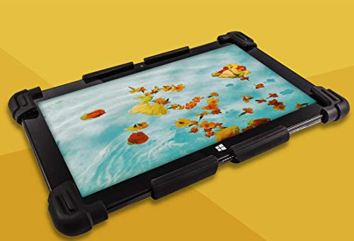 Universal Tablet PC Silicone Gel Case for 10" to 12.5" - Suitable for 10", 10.1", 10.6", 11.1", 11.6", 12" Tablet PCs (Black)