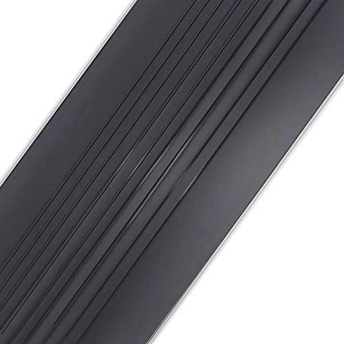 DGSL Garage Door Seals Bottom Rubber Weather Stripping Kit Seal Strip Replacement,Universal Weatherproof Threshold Buffering Sealing Rubber 5/16 Inch T Ends, 3 3/4 Inch Width (16 Ft, Black)