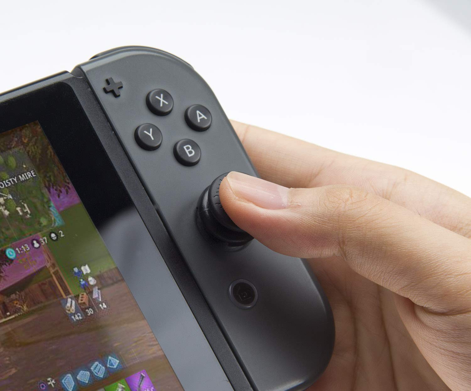 iMW Joy-Con Caps (4 Packs) - Black - Nintendo Switch Standard Edition