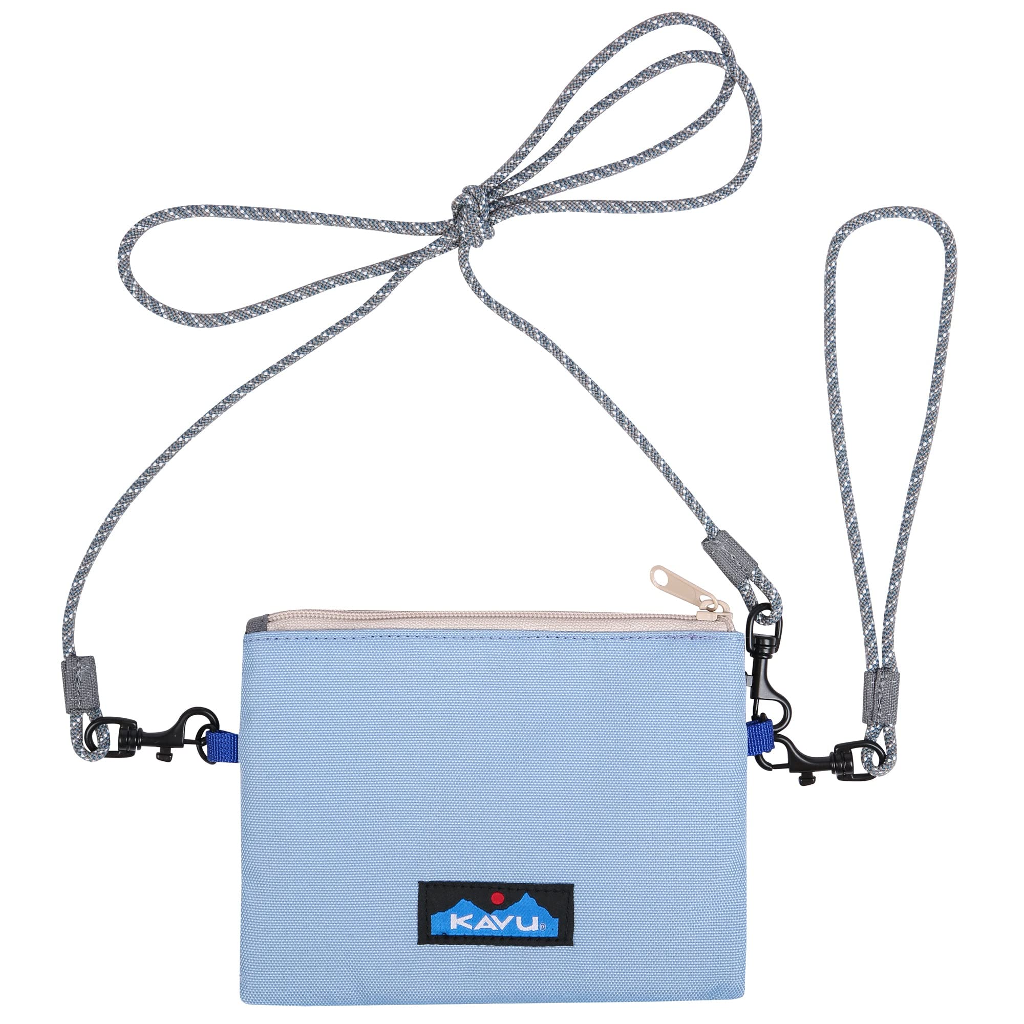 KAVU Renrose Crossbody Wallet with Rope Strap-Wild River