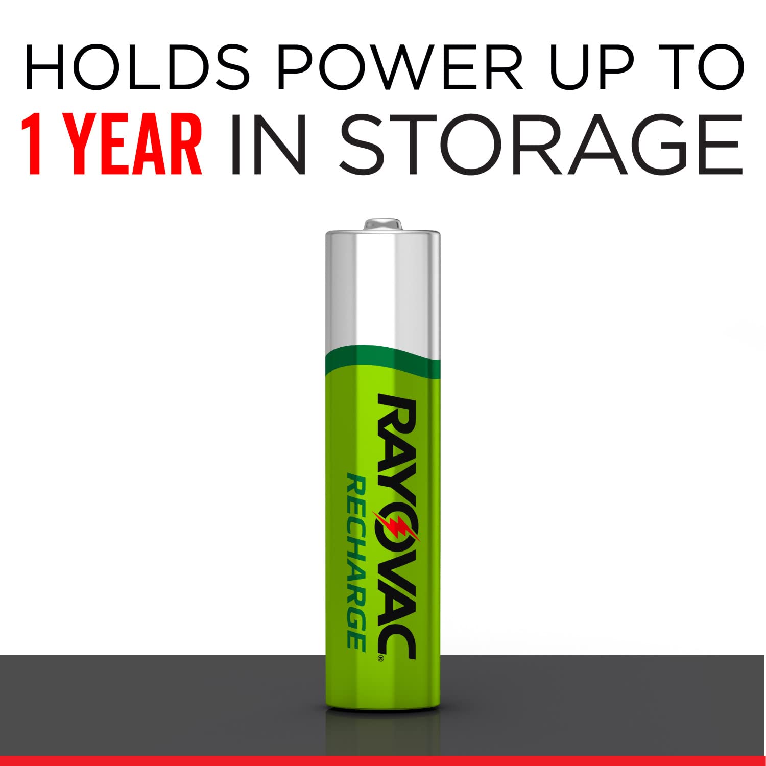 Rayovac Rechargeable AAA Batteries, Rechargeable Triple A Batteries (4 Count)
