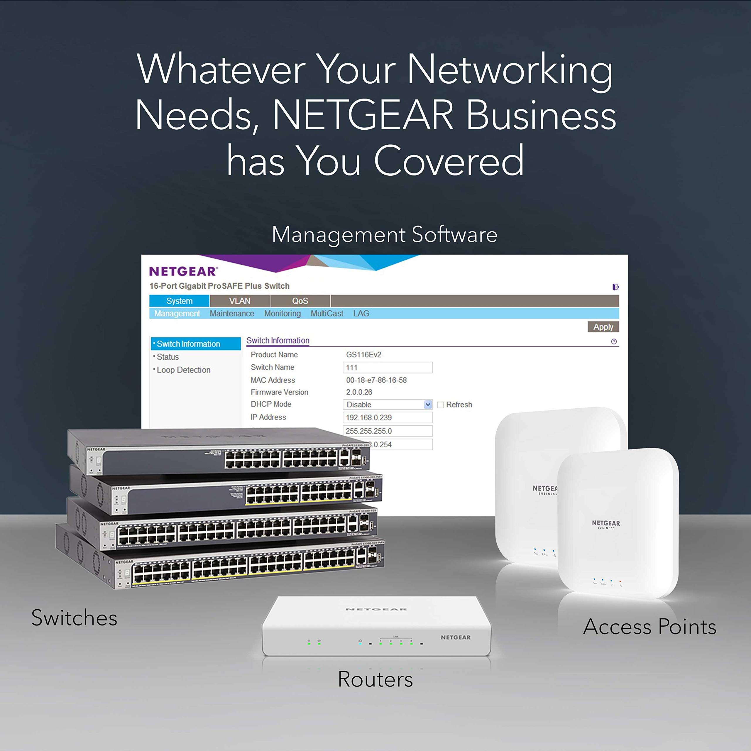NetgGear ProSafe GS752TXS Ethernet Switch GS752TXS-100NAS
