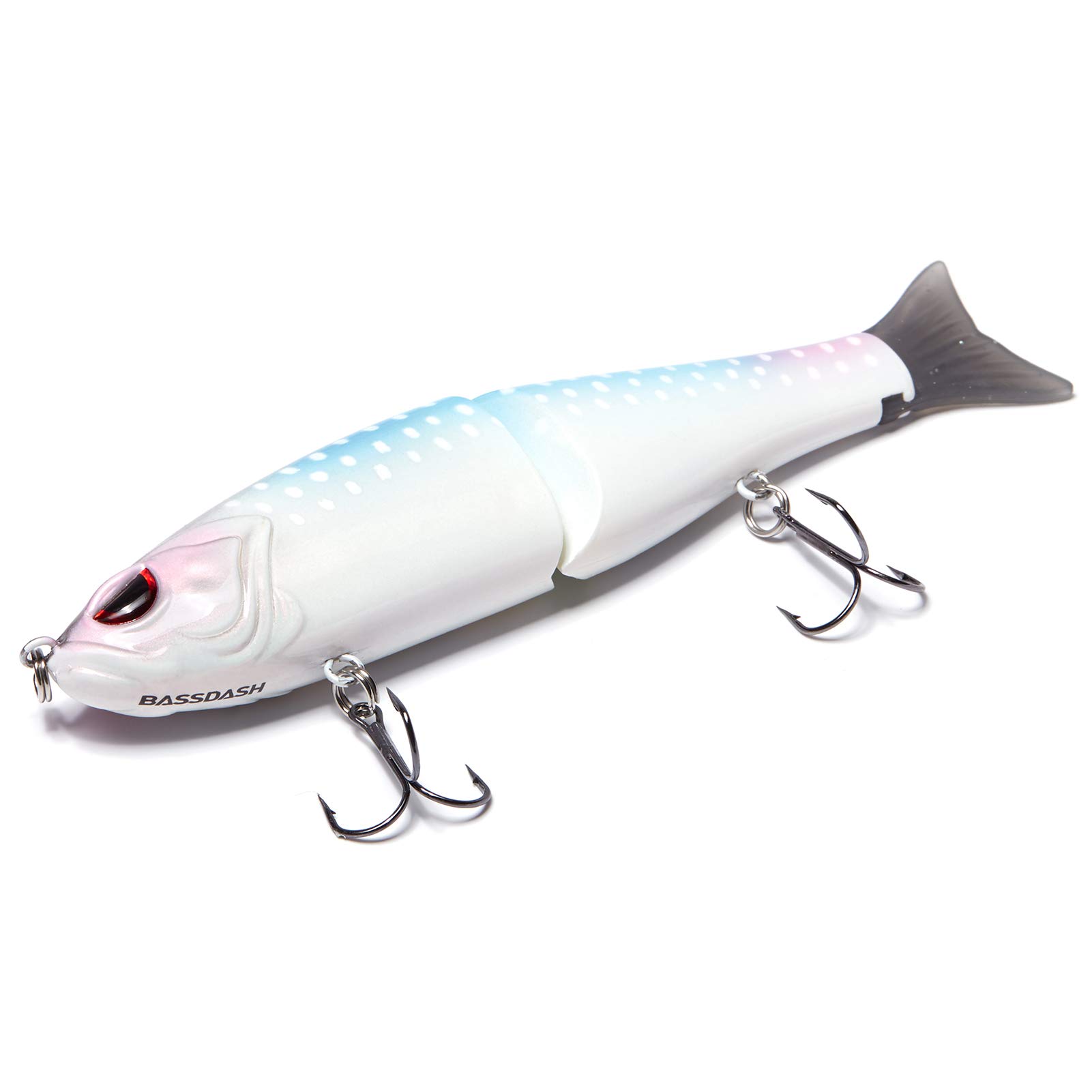 Bassdash SwimShad Glide Baits Jointed Swimbait Bass Pike Salmon Trout Muskie Fishing Lure