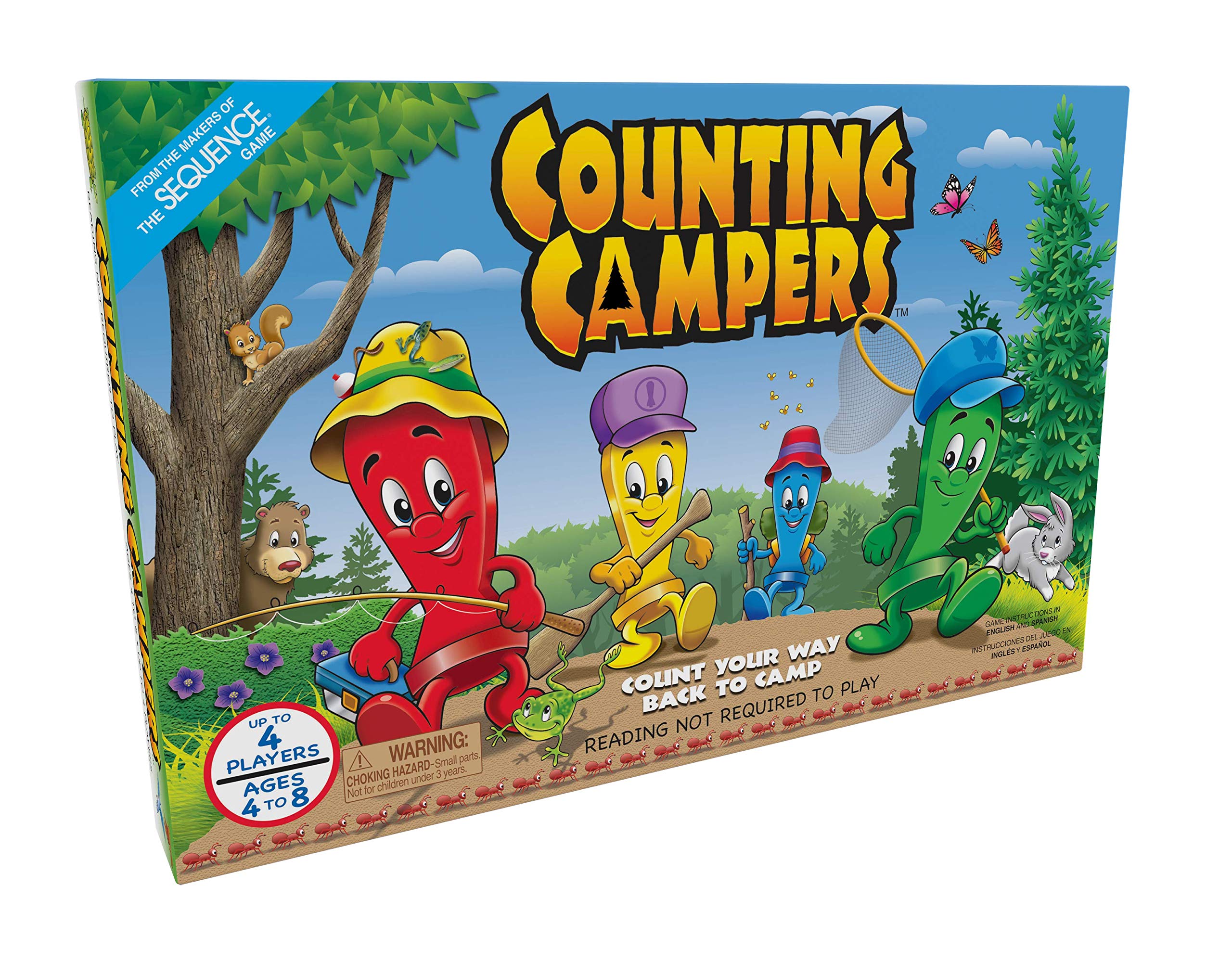 Jax Counting Campers Board Game Games ,5"