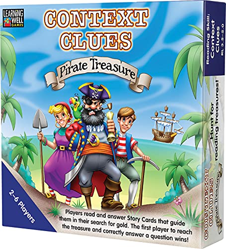Edupress Learning Well Games Context Clues Game Blue LevelāPirate Treasure Game,LRN301
