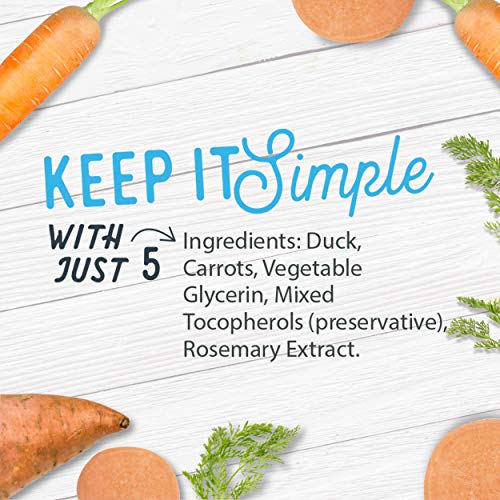 Farmland Traditions Filler Free Dogs Love Duck & Carrot Premium Jerky Treats, 5 oz.