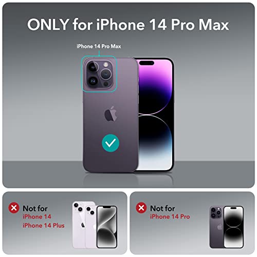 ESR for iPhone 14 Pro Max Screen Protector, Tempered-Glass with Easy Installation Frame compatible with iPhone 14 Pro Max, Military-Grade Protection, Ultra Tough, Scratch Resistant, 3 Pack