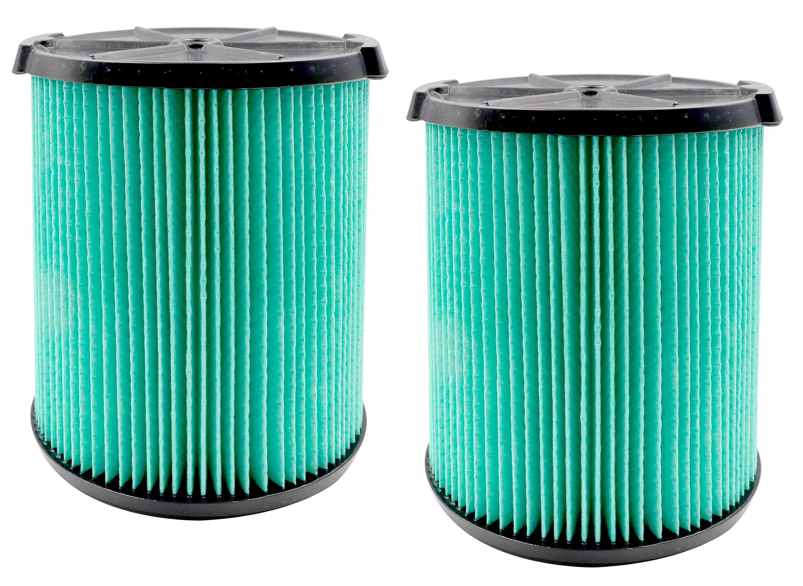 Cartridge Filter for Craftsman CMXZVBE38753 fit CRAFTSMAN 38753 HEPA Media Wet/Dry Vac Filter for 5 to 20 Gallon shop vacuums (9-38753) (2 Pack)