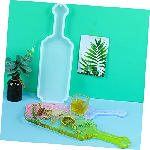Didiseaon Paddle Mold Resin Molds Silicone Molds for Resin Decorative Trays Epoxy Tray Molds Beer Flight Paddle Silicone Plate Paddle Shaped Tray Mold Silicone Paddle Shaped Tray Mold Epoxy