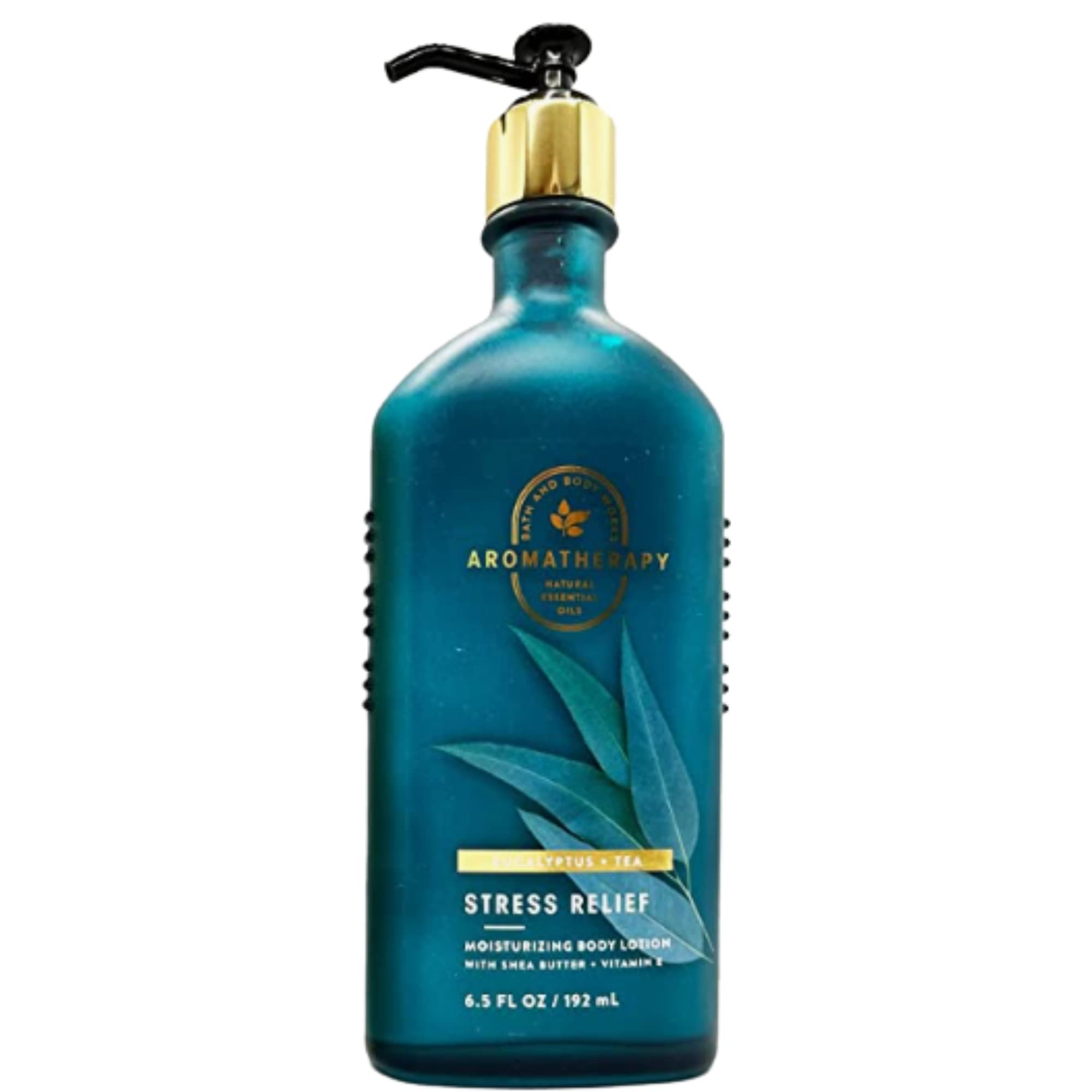 Bath and Body Works Stress Relief Eucalyptus Tea Aromatherapy Gift Set of 2-6.5 Ounce Moisturizing Body Lotion with Shea Butter and Vitamin E