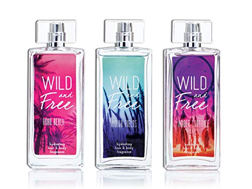 Tru Western Wild and Free Boho Beach Women's Hydrating Hair and Body Fragrance, 3.4 fl oz (100 ml) - Fresh, Creamy, Coconut
