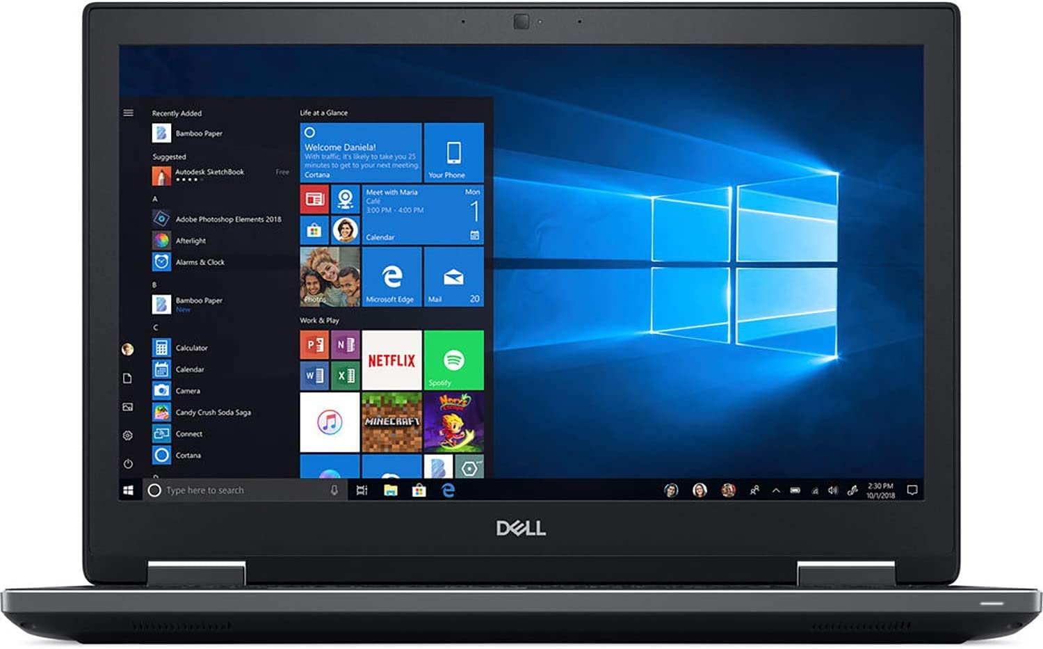 Dell Precision 7730 Workstation Laptop PC FHD Intel Core i9-8950HK Processor 32GB DDR4 Ram 1TB NVMe SSD HDMI Web Camera Thunderbolt NVIDIA Quadro P3200 Windows 10 (Renewed)