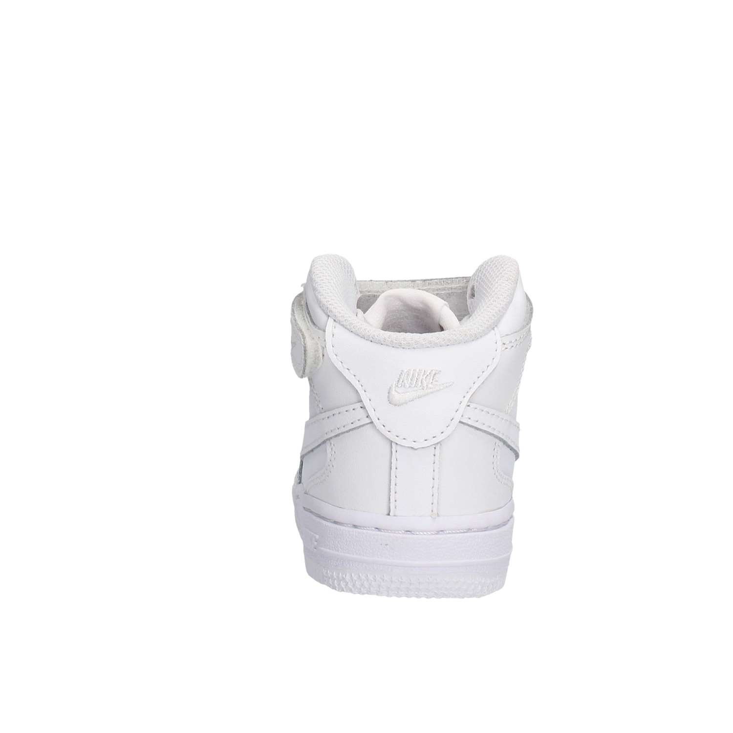 Nike Toddlers Force 1 Mid (TD) White/White/White Basketball Shoe 10 Infants US