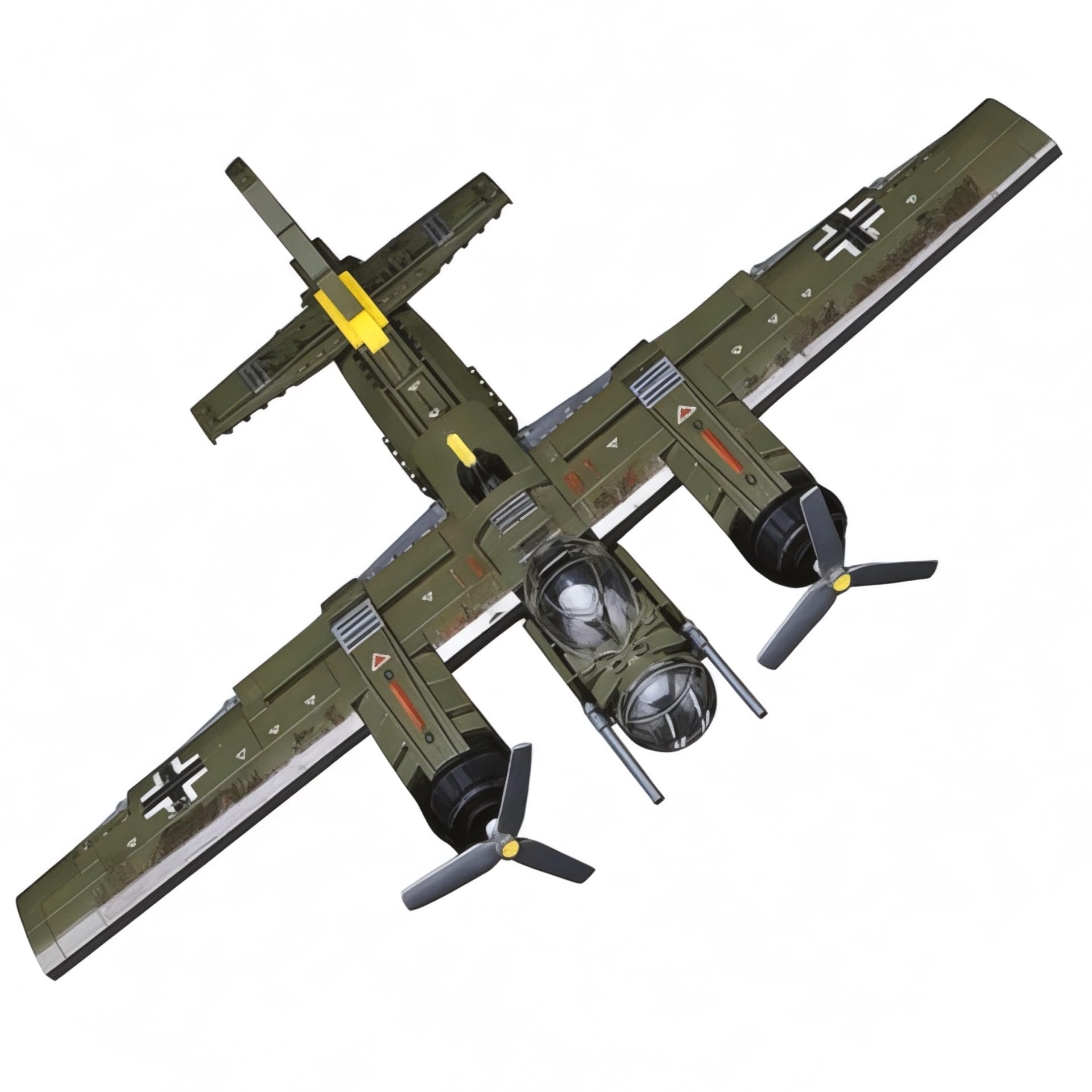 General Jim's WW2 Military Iron Empire Building Blocks Air Bomber JU88 - World War 2 Aircraft Fighter Plane Brick Building Set