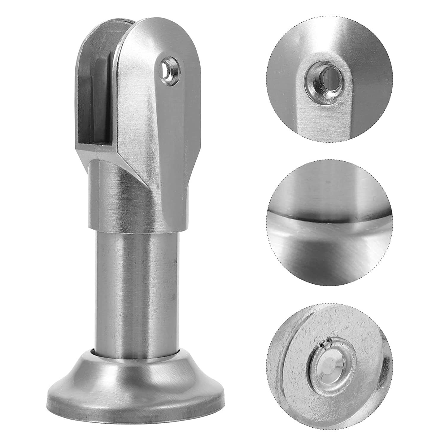 BITNAT Shelf Brackets Wall Shelves 2 Pcs Toilet Toilet Partition Supply Bathroom Parts Bathroom Partition Foot Partition Bracket, Stainless