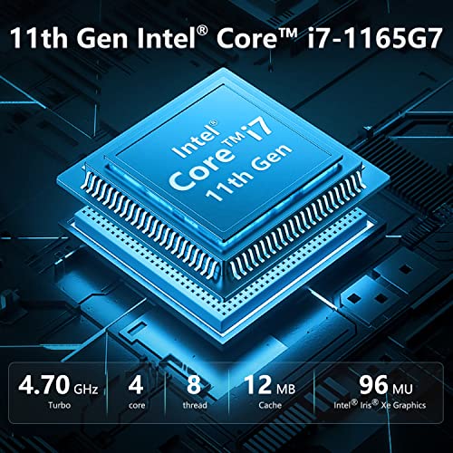 Intel NUC 11 NUC11PAHi70Z Mini PC Barebone Kit, Core i7-1165G7 4-Core, 2.8 GHz–4.7 GHz Turbo, 28W Intel Iris Xe Graphics, iFi 6, BT 5.0 Thunderbolt 3, 8K & Quadruple Monitor Capable (No RAM+SSD+OS)