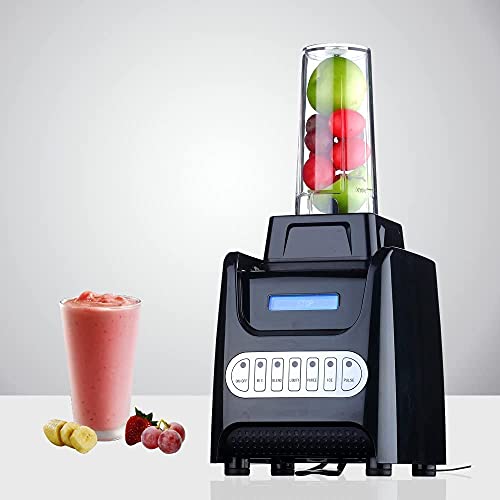 Ovente Kitchen Countertop Blender with Dispenser Stainless Steel Blade & 1.5L BPA-Free Portable Easy Clean Jar, 1000 Watt Base Powered Electric Mixer for Smoothie Protein Shakes, Black BLH1000B