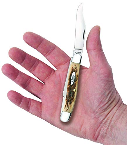 CASE XX WR Folding Pocket Knife 3 Blade Stockman 3 7/8 Inches Closed (Amber Bone)