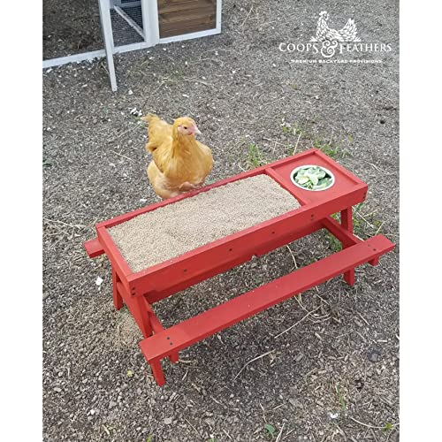 Coops & Feathers Chick-Nic Table (Barn Red)