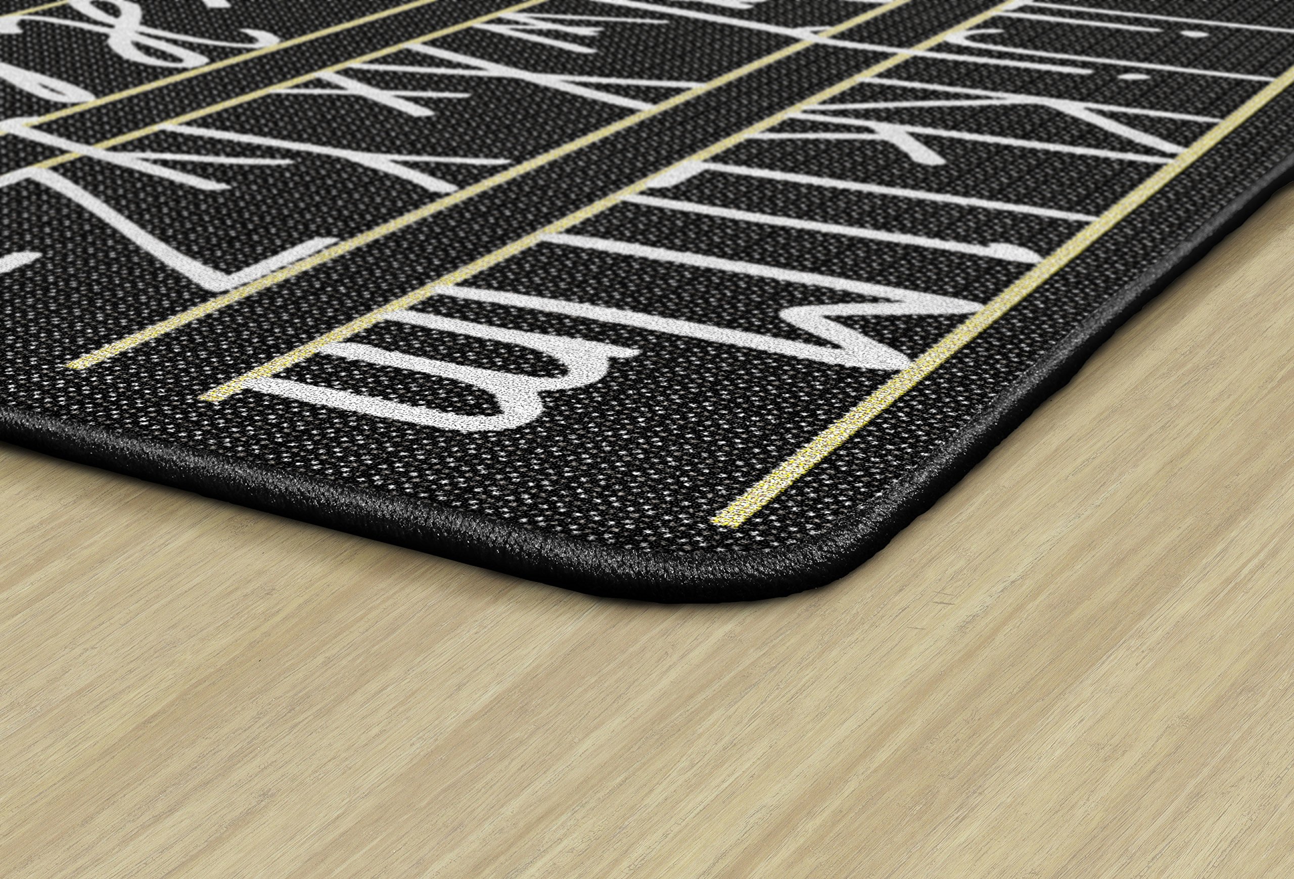 Flagship Carpets Handwriting Samplers ABC Children's Floor Area Rug for Indoor Classroom or Home Learning Area, Kids Room or Educational Play Mat, 7'6" x 12', Rectangle