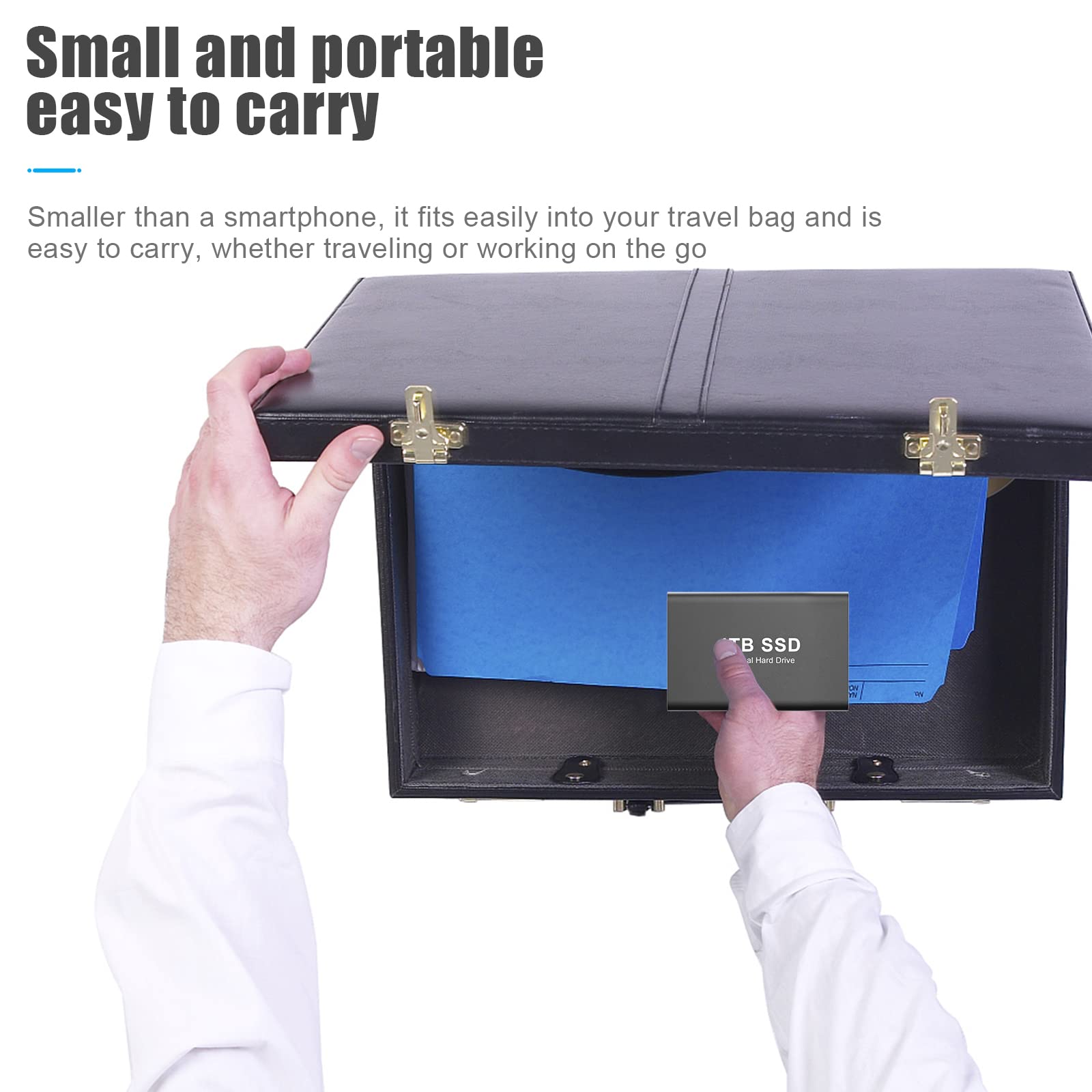 BKMNEU 4TB External Hard Drive, Portable SSD External Hard Drive β High Speed External Hard Drive Plug and Play Ready- for Mac and PC Computer, Desktop, Laptop