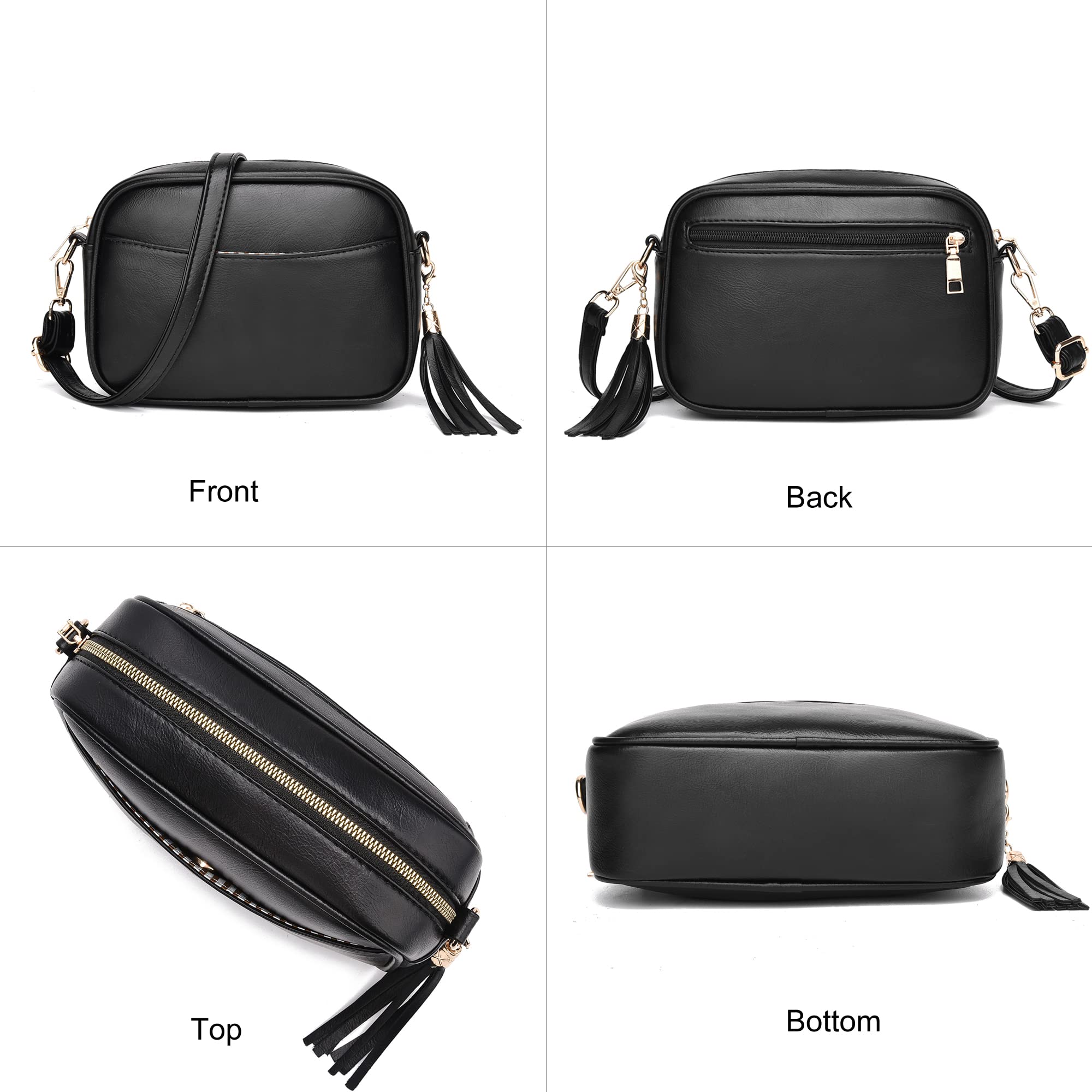 Barsine Crossbody Bags for Women Small Vegan Leather Purses with Coin Purse