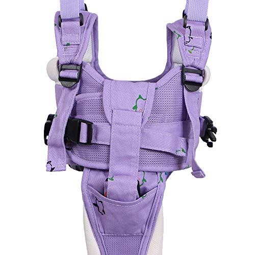 Baby Walker, Adjustable Baby Walking Harness Safety Harnesses, Pulling and Lifting Dual Use 7-24 Month Breathable Stand Up & Walking Learning Helper for Infant Child Activity Walker, Light Purple