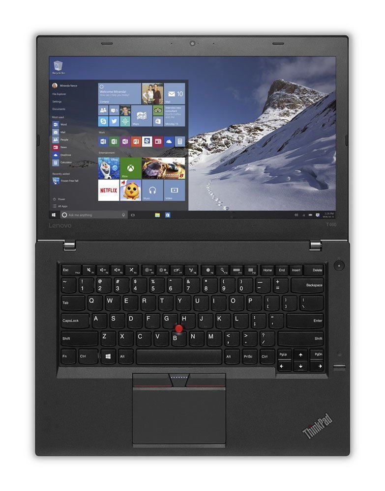 Lenovo ThinkPad T450 Business Ultrabook (14" HD Display, i5-5300U 2.3GHz, 4GB RAM, 128GB SSD, Window 10 Pro ) - Black