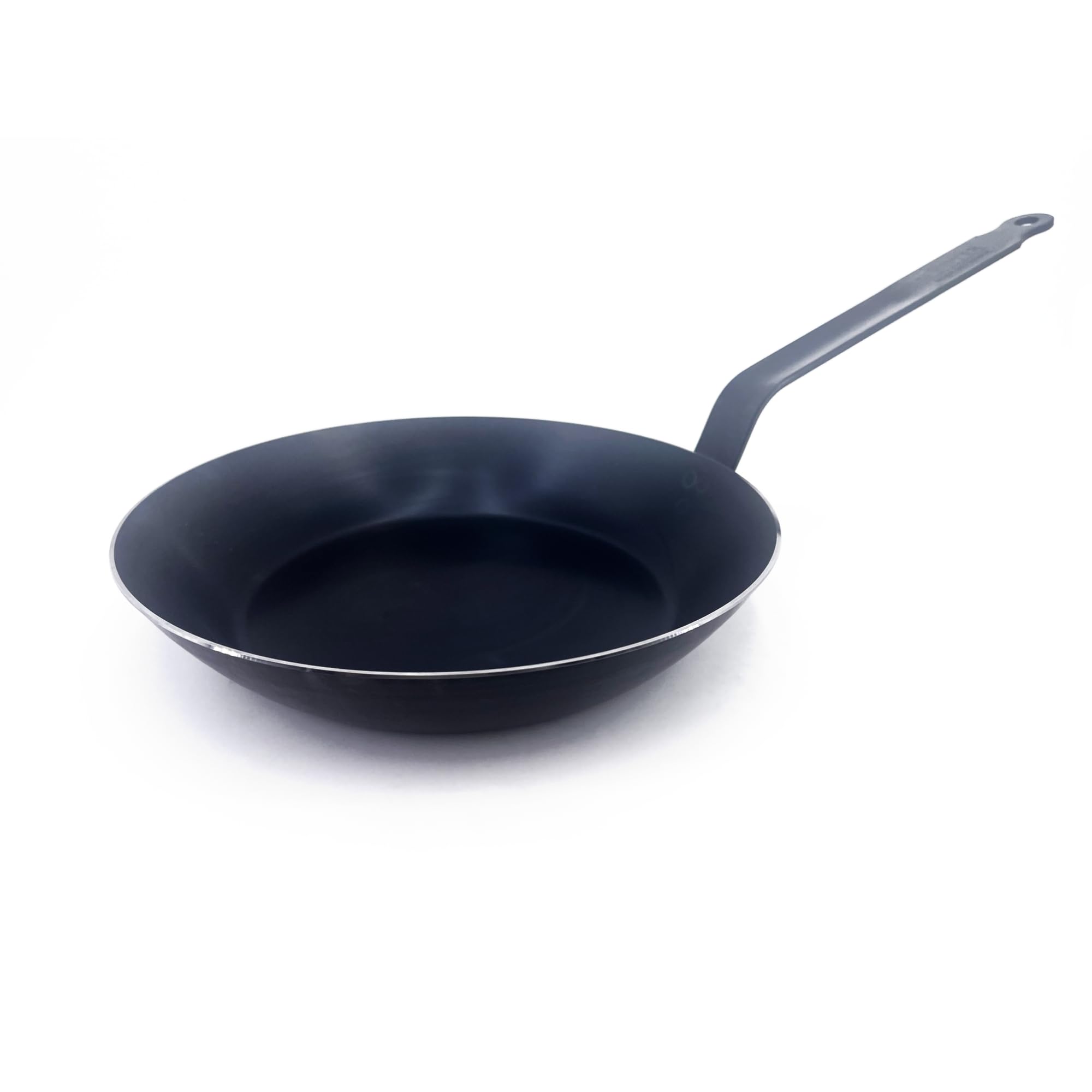 de Buyer - Blue Carbon Steel Fry Pan 2mm Thick - ACCESS - 8â Diameter, 5.5â Cooking Surface - Oven Safe - Naturally Nonstick - Non-Toxic Coating - Made in France