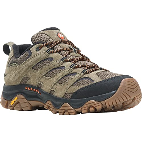 Merrell Moab 3 Waterproof Hiking Shoe, Olive/Gum, 13