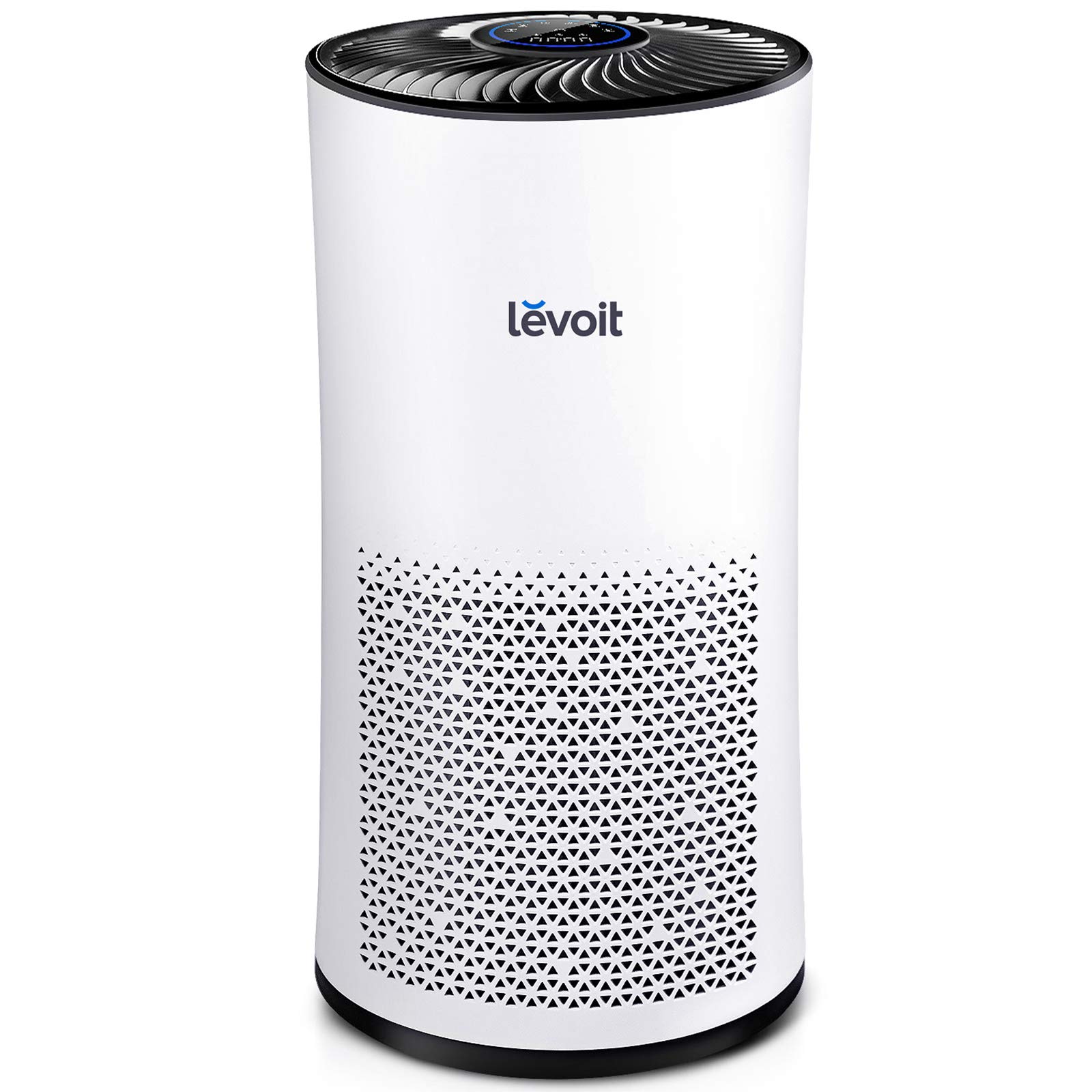 LEVOIT Air Purifiers for Home Large Room With Air Quality Monitor, Quiet Odor Eliminators for Bedroom, HEPA Filter, Auto Mode, Cleaners for Allergies, Pets, Smoke, Mold, Pollen, Dust, LV-H133, White