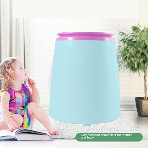 BHVXW Household Gift Single Tube Children Mother Baby Special Small Lazy Semi-Automatic Socks Underwear Washing Machine