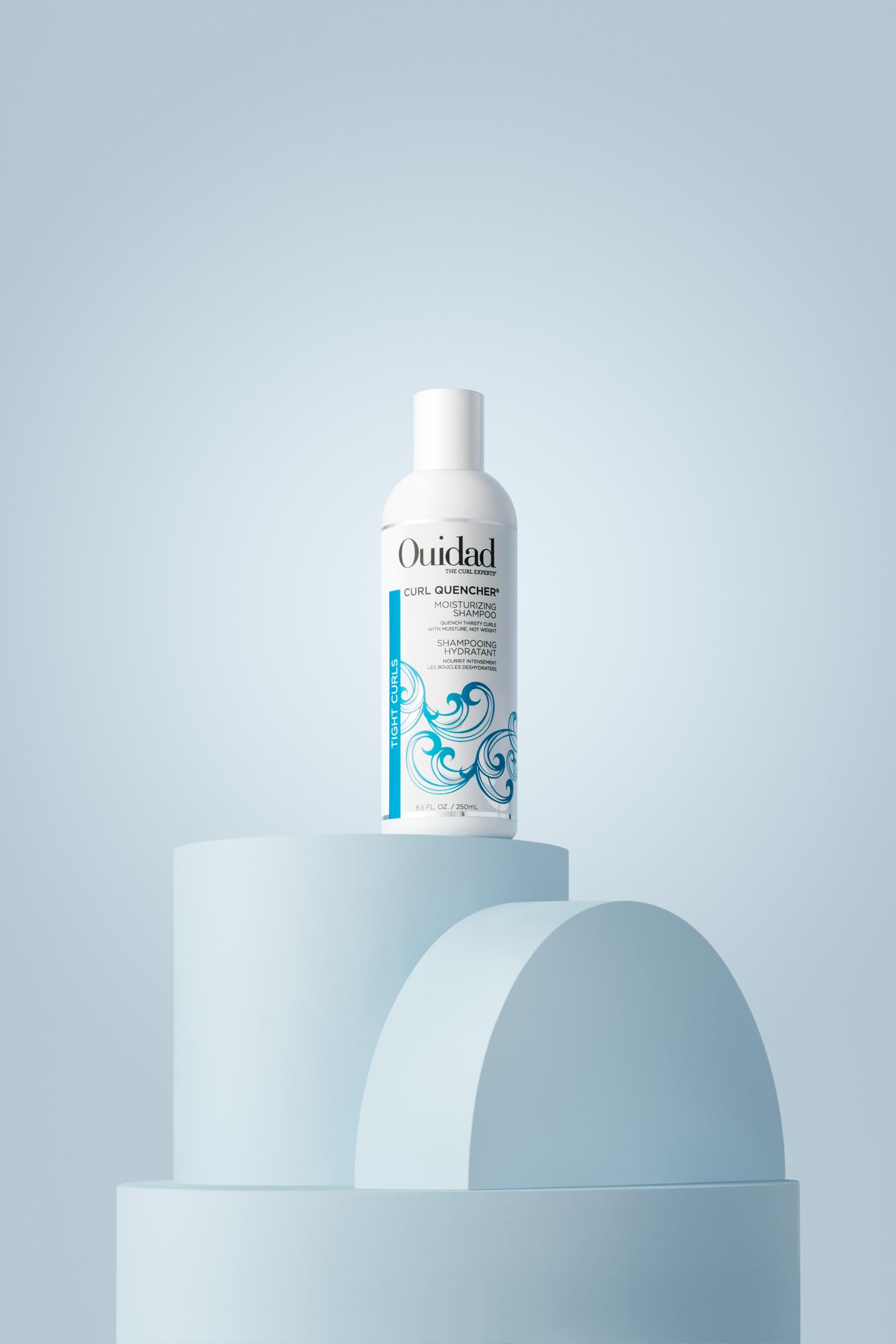 Ouidad Curl Quencher Moisturizing Shampoo - 8.5 fl oz, Curl Defining Hair Shampoo for Nourished & Hydrated Curls, Vegan, Color Safe Shampoo with Chamomile & Vitamin A & E, For Tight Curls