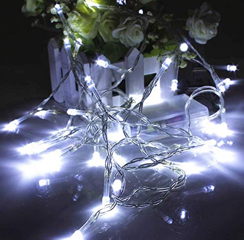 Gift Expressions Cool White 10 Pack of 20 LEDs Mini Bulb Battery Operated, 10ft/3m,Corridor, Patio, Garden, Photo Frame, Bedroom Home Crafts (10 Pack)