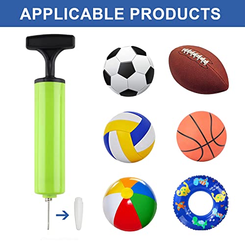 BESTRIO Exercise Ball Pump and Portable Hand Air Pump for Balls,Basketball Air Pump with Needle