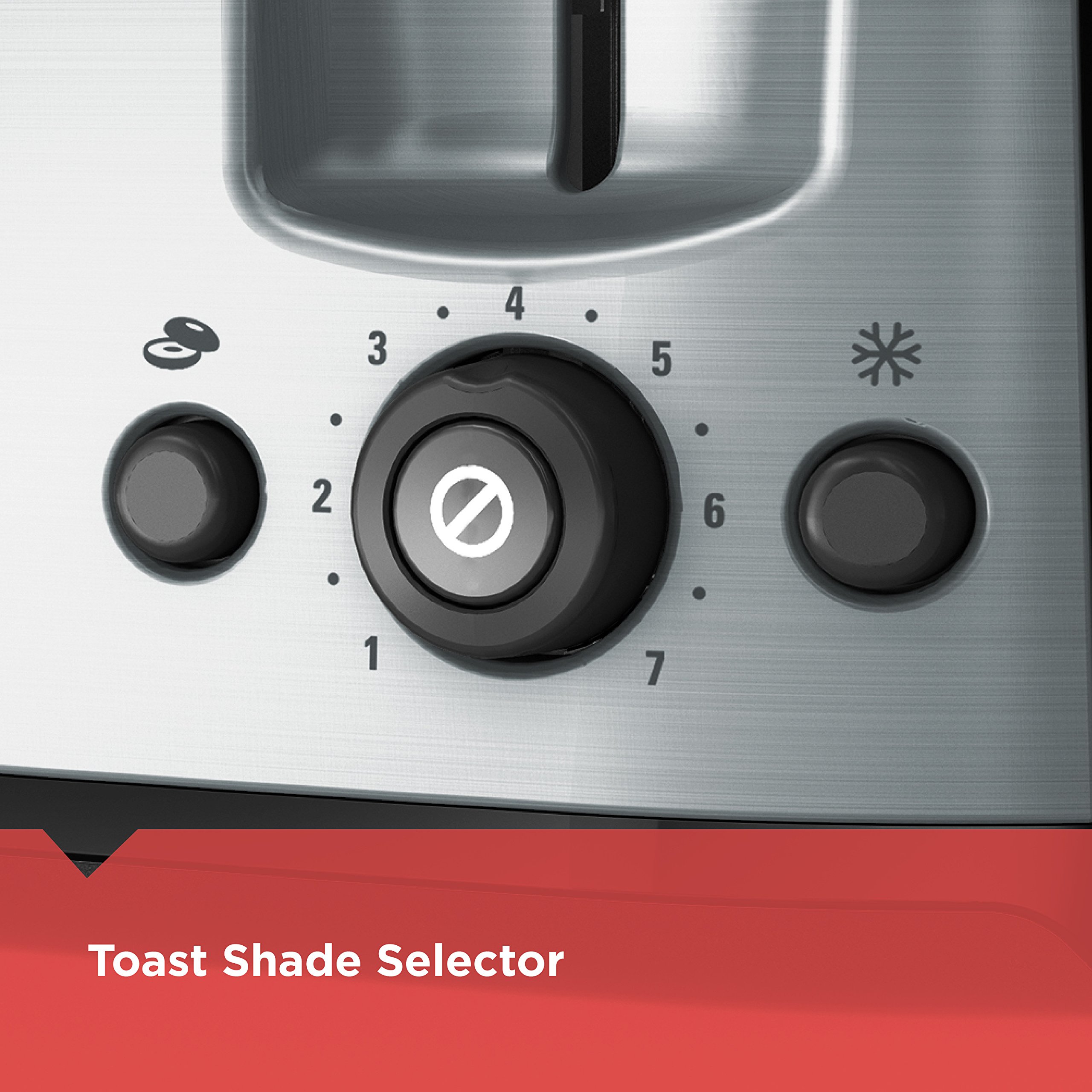 BLACK+DECKER 4-Slice Toaster, TR1478BD, Extra Wide Slots, 7 Shade Settings, 1400 Watts, Frozen and Bagel Buttons