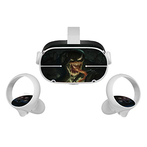 Black Spider Movie Oculus Quest 2 Skin VR 2 Skins Headsets and Controllers Sticker Protective Decal Accessories