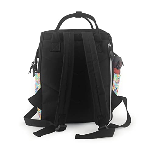 Jeezhub Bear Donkey Bear Pig Diaper Bag Mummy Backpack Portable Multifunction Cute Travel Backpack for Woman
