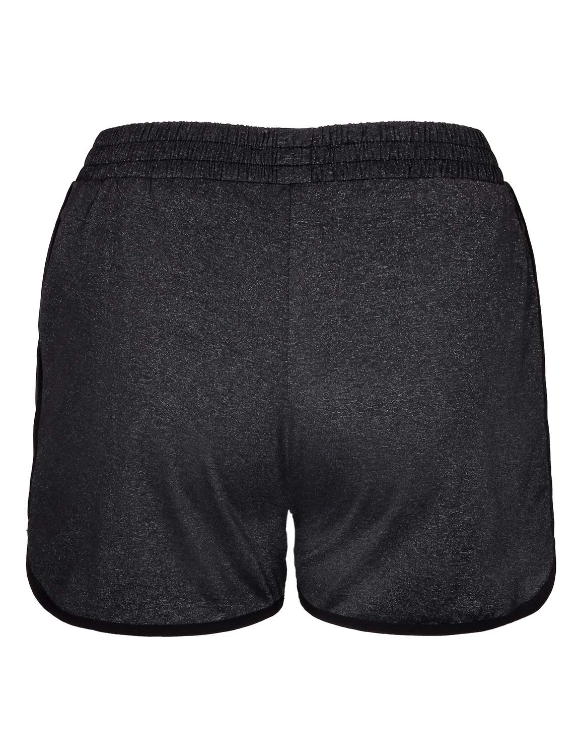 BLEVONH Womens Athletic Shorts for Women Workout Shorts Womens Running Shorts Athletic Clothes Workout Clothes Plus Size Running Clothes Black XXL