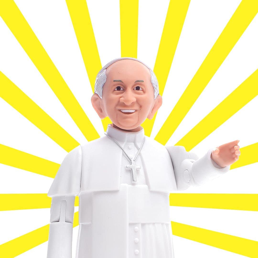 FCTRY Pope Francis Real Life Action Figure: Collectible Figurine - Perfect for Collectors, Gag Gift, Funny Idea & Souvenirs