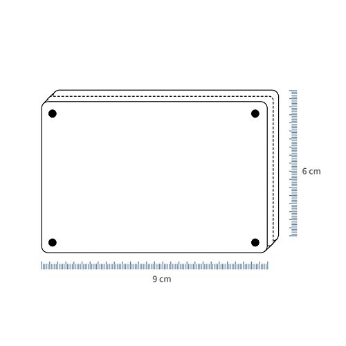 ONE WALL Acrylic Fridge Magnetic Frame, Double Sided Photo Refrigerator Magnet Picture Frame for Fujifilm Instax Mini, 2.36 x 3.54 Inch, Pack of 5