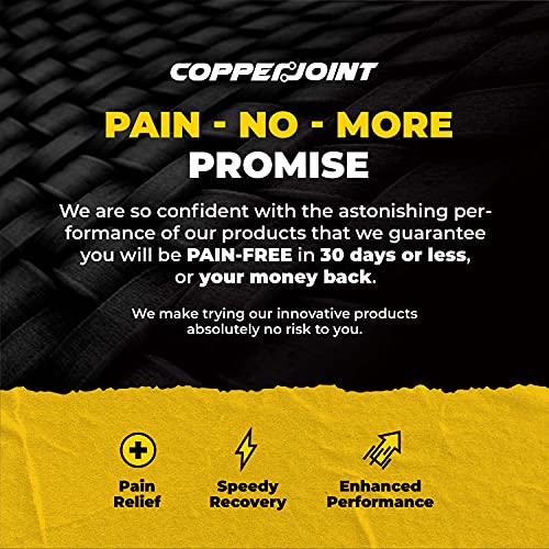 CopperJoint Arch Support for Plantar Fasciitis Relief - Ankle Compression Sleeve for Foot Pain Relief and Achilles Tendon Support - Breathable Copper Infused Nylon (Medium)